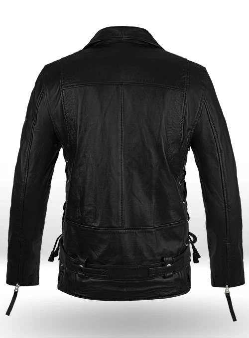 Terminator 2 Arnold Schwarzenegger Biker Leather Jacket – Party Jacket